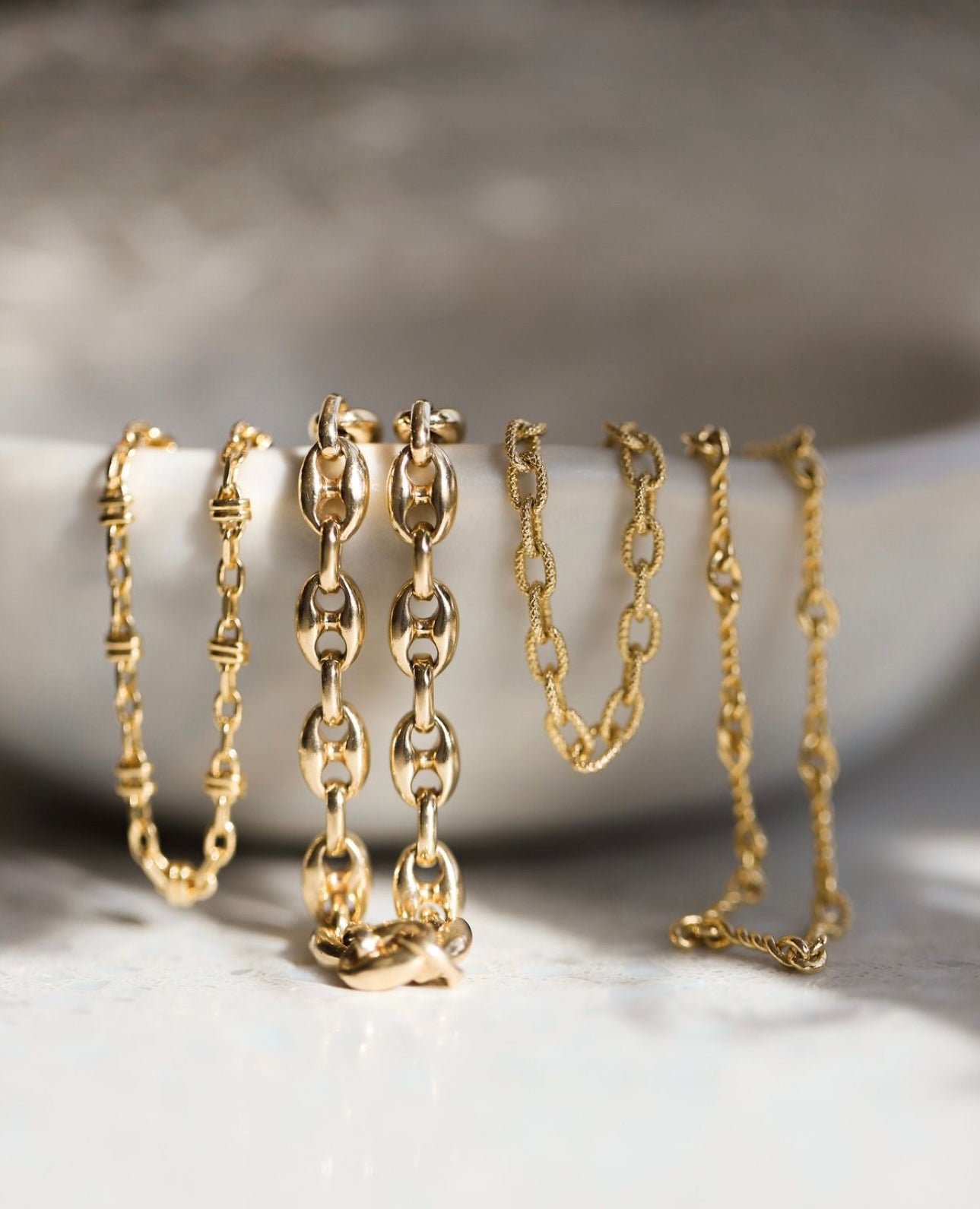 Coliere dama Hades Jewelry | Argint 925, placare 14K si coliere ...